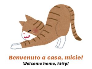 Welcome home! - Italian Sentences