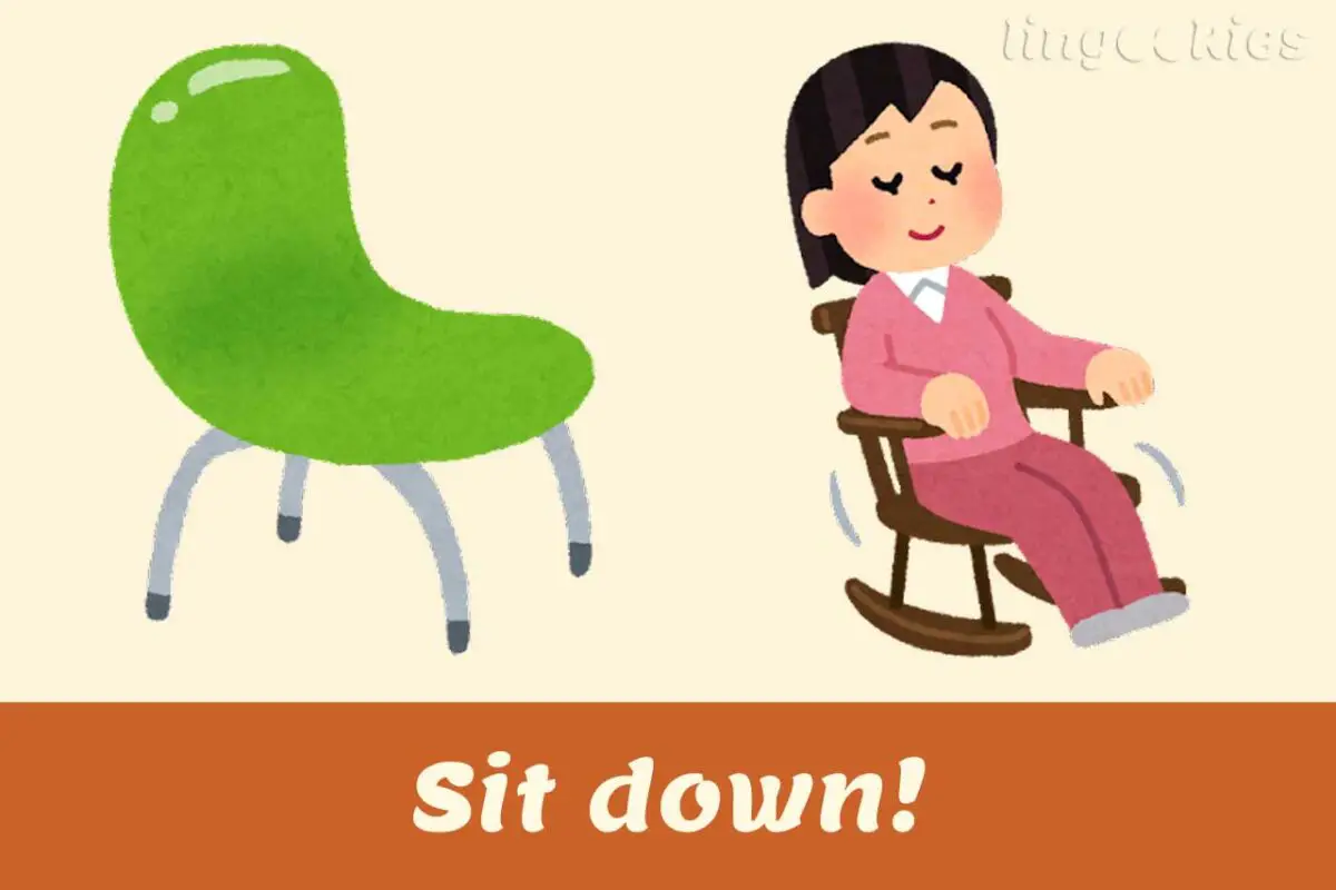 Sit down! - Italian sentences
