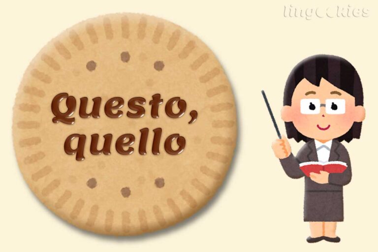 Demonstrative adjectives - Italian Grammar