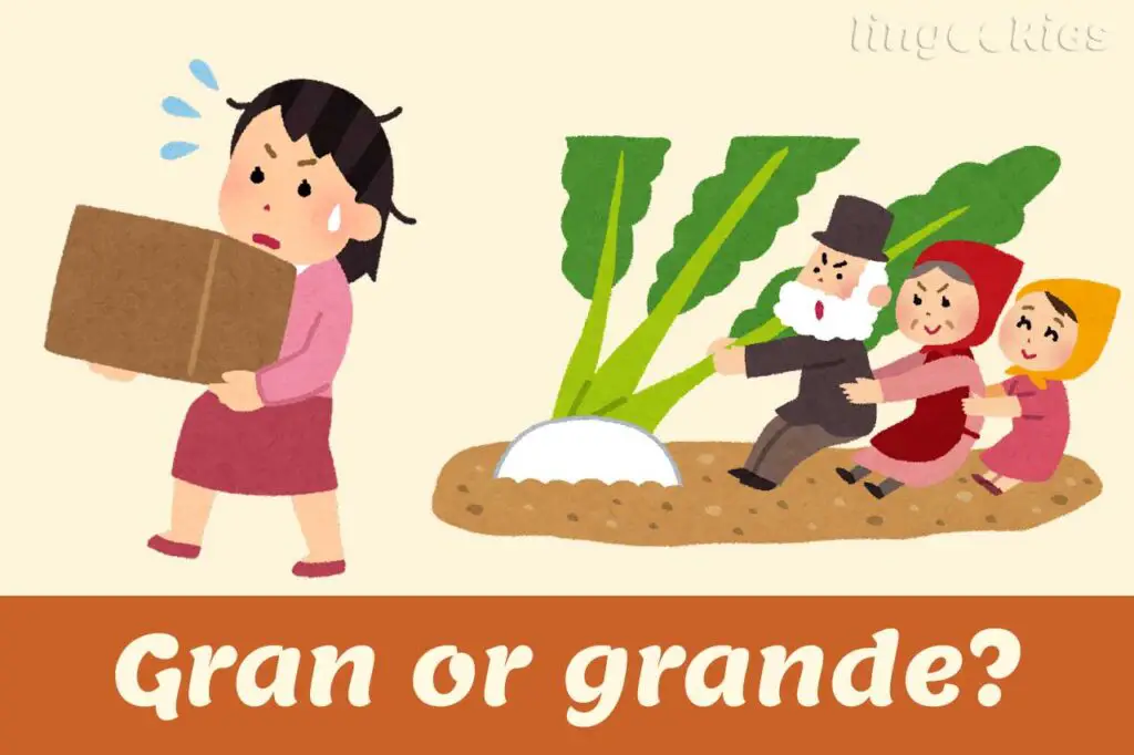 Gran and grande in Italian: What's the difference?