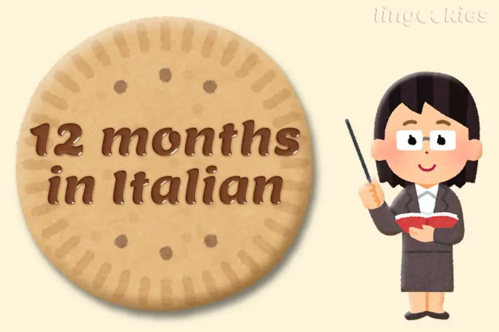 The months - Italian Vocabulary